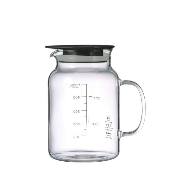 【商品名】　HARIO(ハリオ) お酢 保存容器 ビネガーズフルーツポット 500ml 漬物 ブラック 日本製 VFP-500-B 1個入 【商品説明】　・サイズ:W12.5×D9.0×H14.0・実用容量500ml・日本製・素材:耐熱ガラ...