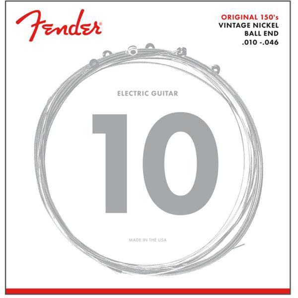 【商品名】　Fender エレキギター弦 Original 150 Guitar Strings, Pure Nickel Wound, Ball En 【商品説明】　・6本1セット・ボールエンドタイプ。ゲージ:エクストラライト、ライト、レ...