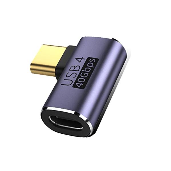 カラー：透明スタイル：五番標準のUSB4アダプターは、40Gbpsに完全対応したUSB Cアダプターで、Thunderbolt4ケーブル用に設計されている。データてんそう速度は40Gb / sでｍ動画や写真、ファイルの効率的な転送に対応され...