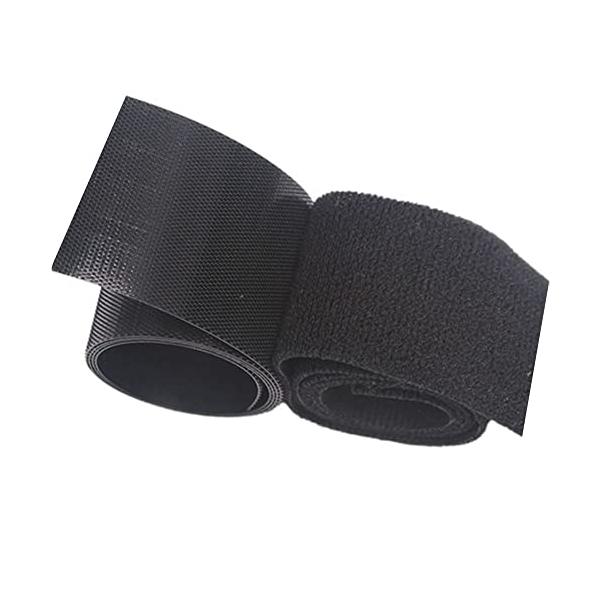 カラー：黒-2cmx300cm【商品仕様】 幅2cm×長さ3m オス・メスセット。 厚さ：（オス・メス接着時）約1.5mm。【縫いつけタイプ】 裏面糊なしの縫製用（縫い付け用）・手芸用の極薄面ファスナーとなります！衣類やドール服・小物などに...