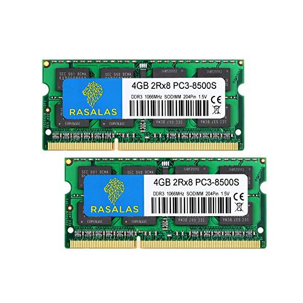 カラー：1066MHz 4GBx2枚 緑色サイズ：DDR3 8500S