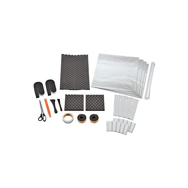 カラー：ドア2枚用サイズ：ドア2枚用スタイル：ドア2枚用【セット内容】制振シート(約500×450mm/厚さ約1.5mm・・・4枚)・吸音シート(約500×300mm/厚さ約15mm・・・1枚)・インパクトビーム用制振シート(約60×250...