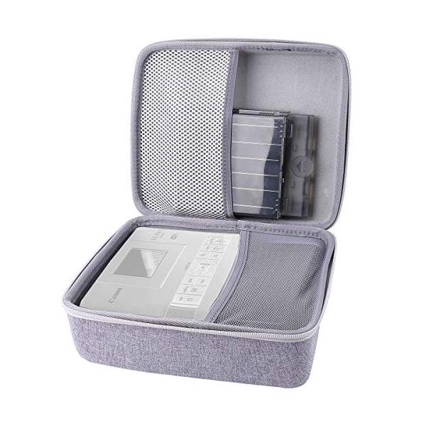 カラー：グレースタイル：旅行,適合Canon (キヤノン)プリンター SELPHY CP1300/CP1200 完全対応 専用保護収納ケース-Aenllosi耐久性と長持ちする性能を提供するプレミアムハードEVA製です。 柔らかい内部は製品...