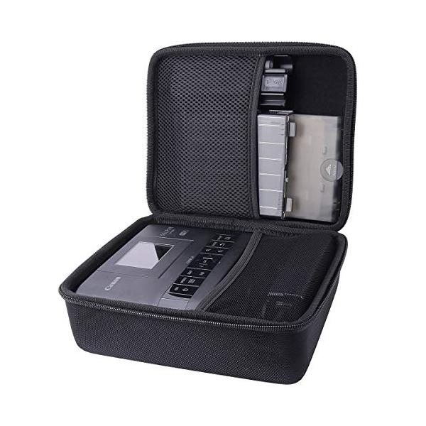 カラー：ブラックスタイル：旅行,適合Canon (キヤノン)プリンター SELPHY CP1200/CP1300 完全対応 専用保護収納ケース-Aenllosi耐久性と長持ちする性能を提供するプレミアムハードEVA製です。 柔らかい内部は製...