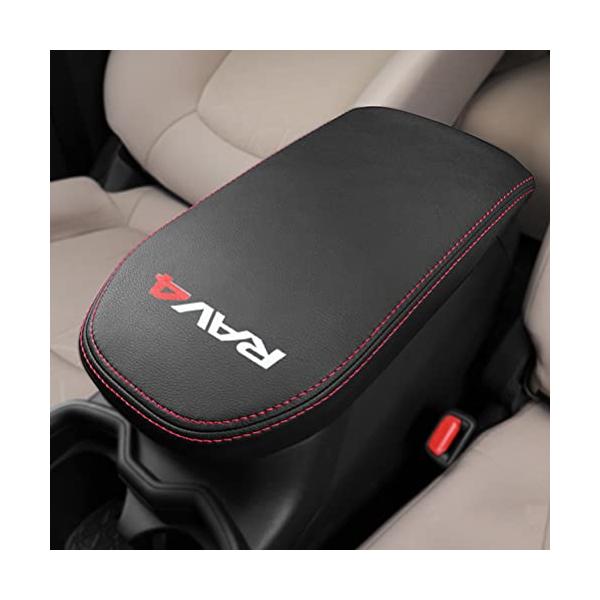 カラー：ブラック?【RAV4 XA50系専用】トヨタ 新型RAV4 XA50系 2019年4月~ 専用対応、RAV4アームレストカバーは実車にフィッティングを確認した、違和感なくぴったりフィットします、アームレストの使用には影響しません。?...