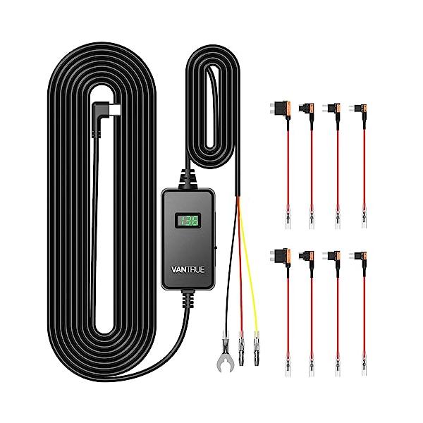 【選択 可能な低電圧保護＆ACC電源連動】 低電圧時に、電圧12.4V/12V/11.6V/24.4V/24V/23.6V未満の時、設定した数値よりまで下がった場合、低電圧保護があるため、自動にドラレコの電源を切ります。お客様は車の起動電圧...