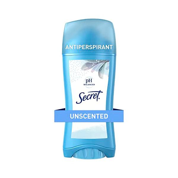 サイズ：73グラム (x 1)塗ると透明になり白く残らない（インビジブルソリッド）シークレット　無香料デオドラント　制汗剤効果が48時間継続