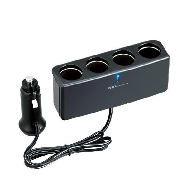 カラー：ブラックサイズ：縦47×横121×厚み32mmスタイル：4連ソケット50年以上も国内カー用品市場で実績を積んできた大手カー用品セイワ(SEIWA)から登場。電源を4極に分配できます。粘着テープで好きな場所に取り付けられるコードタイプ...