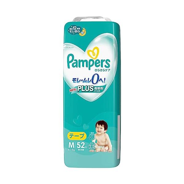 サイズ：M【NEW! パンパース さら さらケア テープ】PLUS超吸収ジェルとWモレガード　モレ・ムレ0へ！【NEW！超吸収ジェル】吸収ジェルを増量*。おしっこやゆるうんちをすばやく吸収・分散させ、赤ちゃんのお肌をさら さらに保ちます。 ...