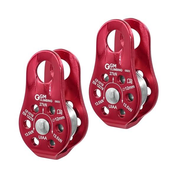 カラー：2個セットサイズ：フリーサイズGM CLIMBINGの27kN固定式マイクロプーリーは、CEおよびUIAAにより認証済み、最もシンプルなデザインとコンパクトなサイズは、非常に使いやすく、アーボリスト、クライミング、レスキュー、リギン...