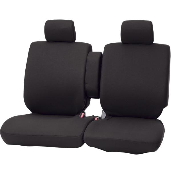カラー：ブラックスタイル：フロントベンチシート伸縮素材でピッタリフィット軽自動車ベンチシートに対応前席2枚アームレストカバー付きカラー:ブラック生産国:中国材質・素材:表地:ポリエステル