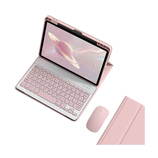 カラー：ピンクサイズ：iPad第10世代★ 対応機種： iPad 第 10 世代 10.9 インチ 2022年発売モデル番号：A2696 , A2757 , A2777★ ワイヤレスマウス付き ： 2022新型 iPad 10 キーボード ...