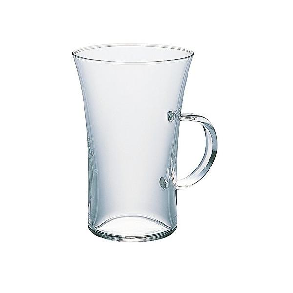カラー：透明サイズ：280mlスタイル：マグカップサイズ:幅102 × 奥行77 × 高117mm実用容量:225ml満水容量:280ml材質:耐熱ガラス原産国:日本熱湯可、電子レンジ可、食洗機可
