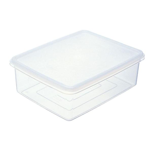 カラー：ジャンボキーパーMサイズ：5.7Lサイズ:242×306×103mm材質:本体/ポリプロピレン、フタ/ポリエチレン原産国:日本耐熱耐冷温度 : 本体:100℃~ー20℃、フタ:50℃~ー30℃