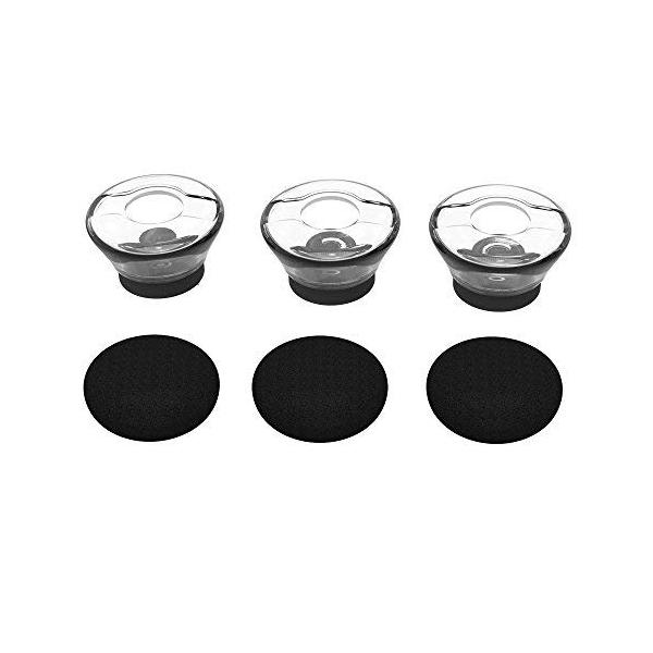 カラー：〓サイズ：S互換性　Plantronics Voyager LegendワイヤレスBluetoothヘッドセットの交換用イヤーチップキット、遮音性が高く、音漏れをカットします。優れた替り品　プラントロニクスイヤーチップの交換、Voy...