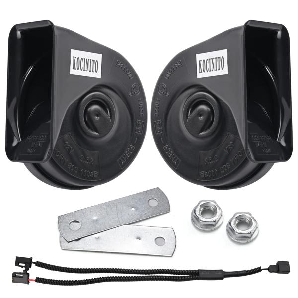 カラー：ブラックスタイル：レクサス,レクサス風・【対応車種類】：トヨタ汎用ホーン2個、取り付けステーとビス2個、2股分岐ハーネス1本付きで、トヨタ車全般に対応しています。・【先進的技術】：最先端のテフロンコーティング技術を採用し、効果的に防...