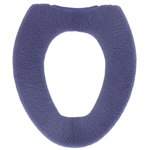 カラー：ネイビーサイズ：幅25×奥行16×高さ2cmスタイル：【便座カバー】O型商品サイズ： 幅25×奥行16×高さ2cm素材：アクリル100%カラー：ネイビー洗濯 機で丸洗い可能◎ 繰り返しご使用頂けます。パイプ通し不要、すっきりフィット