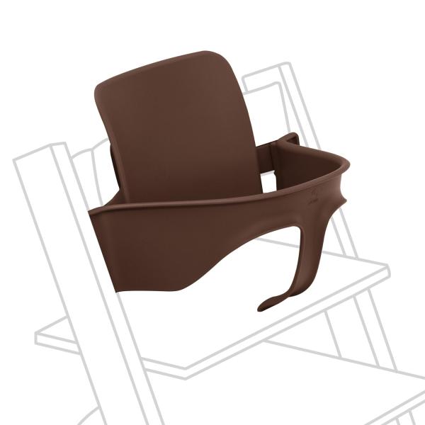 カラー：ウォーム ブラウンスタイル：【単品】ベビーセット※チェア本体は別売です。2003年以降に製造されたトリップトラップに使用出来ます生後6ヶ月から3歳頃まで使用可能素材 背もたれ:プラスチック、ガード:プラスチック背もたれ、レール（ガー...