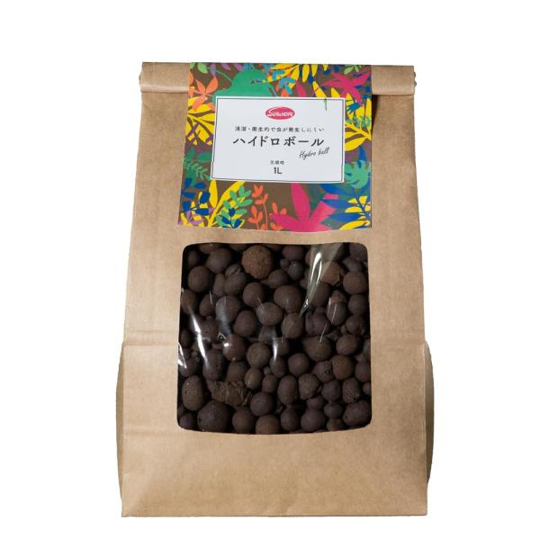 カラー：クラフトサイズ：1Lスタイル：ハイドロボール原材料：陶粒サイズ 幅120mm×奥行き80mm×高さ190mm　重量760g手軽で清潔な室内園芸用の土です。 通気性に優れており、病害虫が発生しにくい清潔な環境を保ちます。1袋(1L)で...