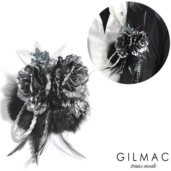 GILMAC■キーワード：お兄系　モード系　冠婚葬祭　黒　白　赤　羽　アクセサリー　入学式　卒業式■仕様:2way■サイズ(cm): F      F  フリーサイズ      ■生産国:MADE IN JAPAN●撮影環境・ディスプレイ等...