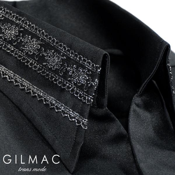 GILMAC■仕様:スキッパー 胸ポケットなし■素材:ポリエステル100％■モデルデータ:Mサイズ着用　173cm×65kg　B93/W78/H94■キーワード：MADE IN JAPAN 紳士用 男性用 ワイシャツ Yシャツ カッターシャ...
