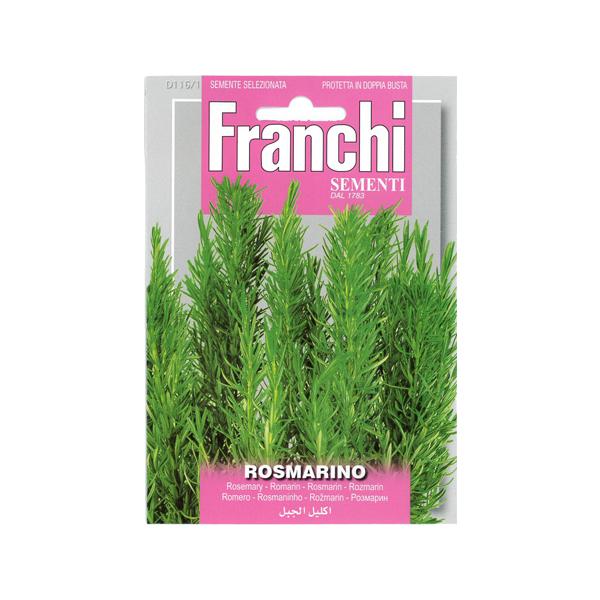 料理の香り付けに欠かせない、地中海原産の代表的ハーブ「ローズマリー」。FRANCHI社が提供する宿根草で、家庭菜園でも育てやすい品種です。ラム肉やロースト野菜、魚介料理と相性抜群。ドライにしてオリーブオイルに加えれば、香り高い自家製フレーバ...