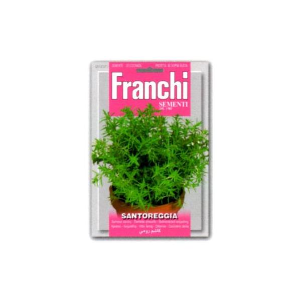 ●種まき：3-5月●収穫：6-11月種子数：2ｇ　発芽率：約75％ハーブ・SANTOREGGIA(サマーセボリー)一年草、葉は肉や野菜、マメのスパイスとして使われます。種子の薬品消毒はしておりません。