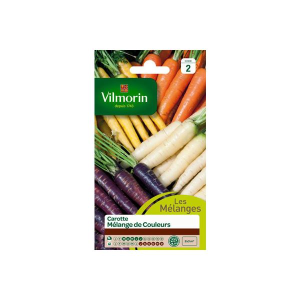キャロット・Melange de Couleurs【V-623】紫色品種-Purple Haze F1：20％白色品種-White Satin F1：20％黄色品種-Yellow Stone：20％オレンジ色品種-Jeanette F1：4...