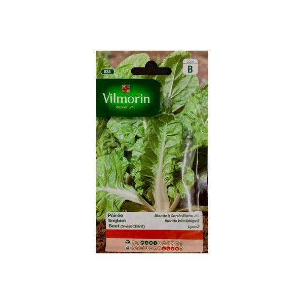 Blonde a carde blanche 2真っ白で太い軸、艶やかな濃緑色の大きな葉は、レストラン需要の高い品種です★夏の高温期から冬の低温期まで比較的暑さ寒さに強く、ほぼ一年を通して栽培できます。調理法はホウレンソウ同様に、茹でたり、...