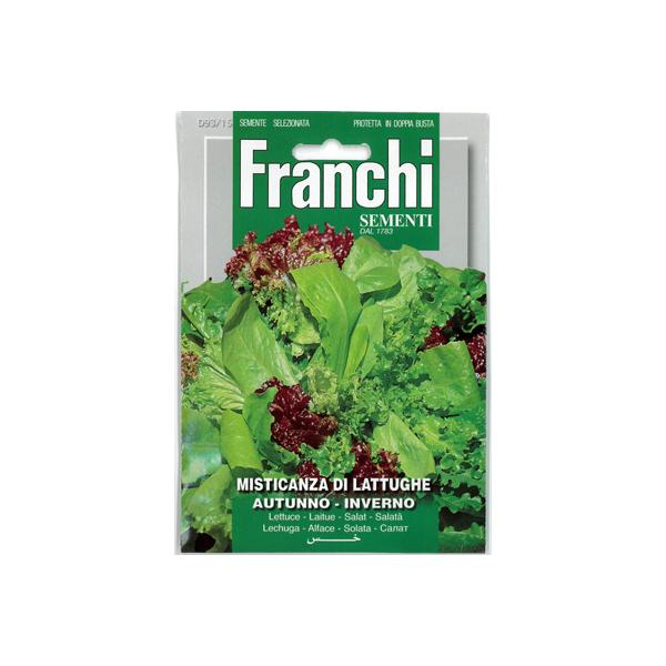 秋冬レタスミックスAUTUNNO-INVERNO93/15秋〜冬の種まき、冬の温室栽培やトンネル栽培におすすめのレタスばかりを集めたミックス種子です！低温に強く、風味、歯ごたえのよい品種を厳選しています。葉だけをベビーリーフで収穫をすると一...