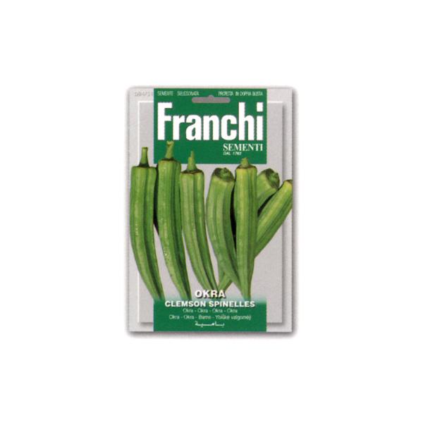 【オクラ Clemson spinelles】オクラって日本の野菜だと思っていませんでしたか？いえいえ、オクラは世界中で食べられているアフリカ原産の野菜なんです。そして世界各国でオ！クラ〜と呼ばれているんです♪ハイビスカスのような黄色い花も...