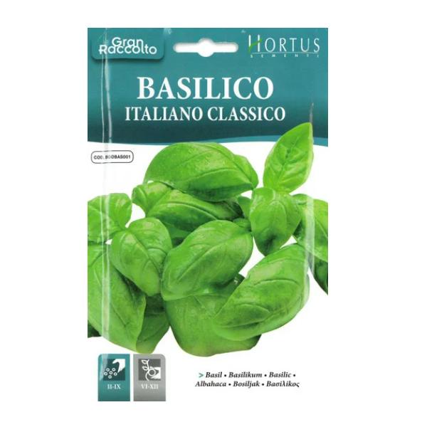 ■ 読み・品種名バジル・クラシコ（Basilico Classico）※「クラシコ」はイタリア語で「定番」の意味。料理に最も使われる伝統的品種です。ジェノヴェーゼソースをはじめ、トマト料理やピッツァのトッピングなど、イタリアンに欠かせない定...