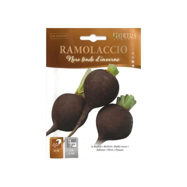 ■ 読み・品種名ブラックラディッシュ・ネロ トンド ディンヴェルノ（Ramolaccio Nero Tondo d'Inverno）※「ネロ トンド」はイタリア語で「黒くて丸い」、「ディンヴェルノ」は「冬の」意味です。イタリアHortus社...