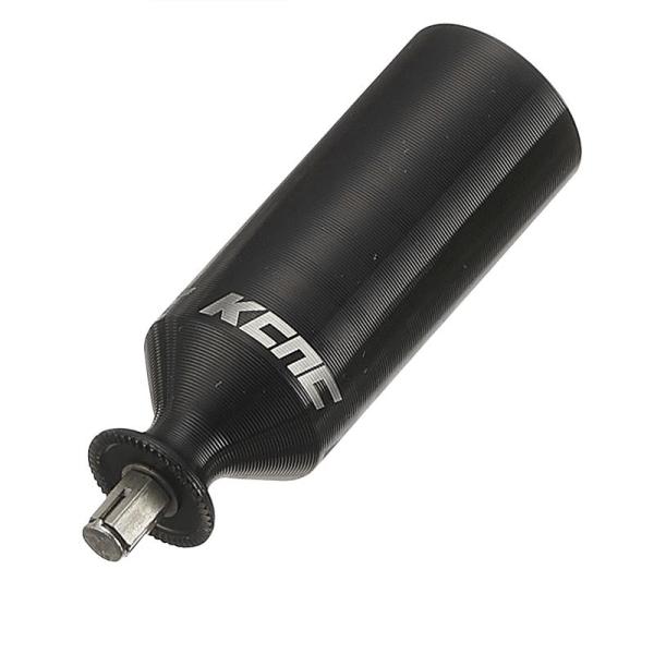 ライトアダプター　クイックリリース/スルーアクスル兼用対応：6mmの六角穴を持つスルーアクスル材質：6061アルミニウム合金全長：70mm（取り付け部の突起を除く）直径：25.4mm参考重量：26g●6mmの六角穴を持つスルーアクスルに装着...