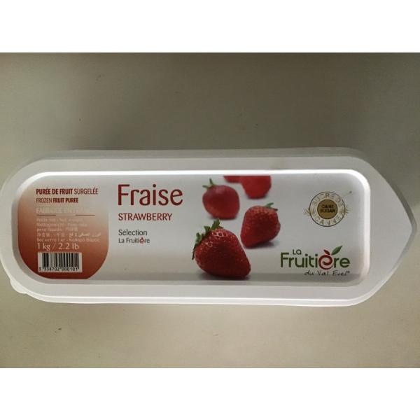 いちごピューレは、フランスとモロッコの産地で育てられたカマロサ種の濃厚な甘みと美しい色が特徴です。このこだわりのピューレは、きび砂糖を使用してやさしく丁寧に作り上げられています。内容量: 1kg加糖率: 10%このいちごピューレは、ムースや...