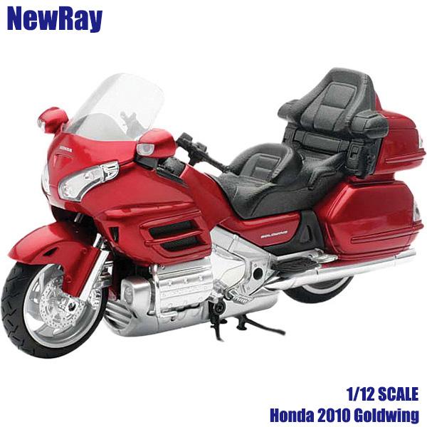 NewRay 1/12 オートバイ スケールモデルブランド：NewRay ニューレイサイズ：12分の1スケール / 全長約20cm車種：Honda ホンダ 2010 Goldwingカラー：ワインレッド（バーガンディー）メーカー型番：574...