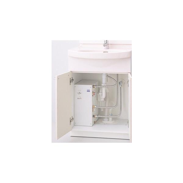 一般住宅洗面化粧台後付けタイプ一般地・寒冷地共用貯湯量：約6リットル消費電力：600Ｗ電圧：AC100Ｖ沸き上がり時間（15℃→60℃）：約30分連続使用人数（手洗い）：約9人連続出湯量（手洗い）：約10L※シャンプー水栓との組み合わせはで...