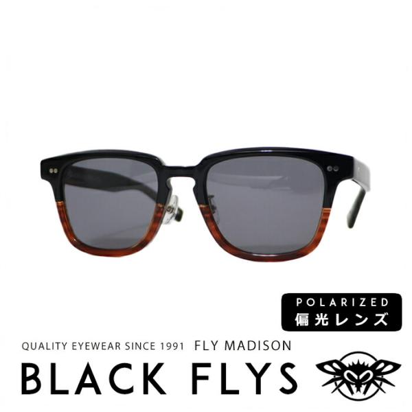 BLACKFLY ブラックフライ FLY CLUBMAN サングラス 偏光レンズ ボスリントンタイプ ストリート系 サーフ系 国内正規品 BF-1235-15シンプルで無駄のないソリッドなボスリントンタイプの"FLY CLUBMAN/フライ...