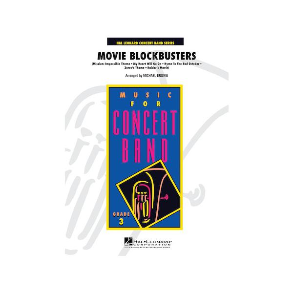 商品タイトル：Movie BlockbustersMichael Brown商品形状: 吹奏楽 | 楽譜 | 総譜+パート譜品番：Hal Leonard 04000880送料：この商品は、どの発送方法でも送料無料になります※この商品は、ご注...