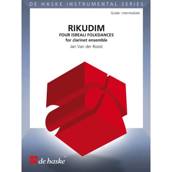 商品タイトル：Rikudimリクディム　（クラリネットアンサンブル）ヤン・ファンデルロースト | Jan Van der Roost / 編曲：Maarten Jense品番：De Haske DHP 0920415-070発売年：1992...
