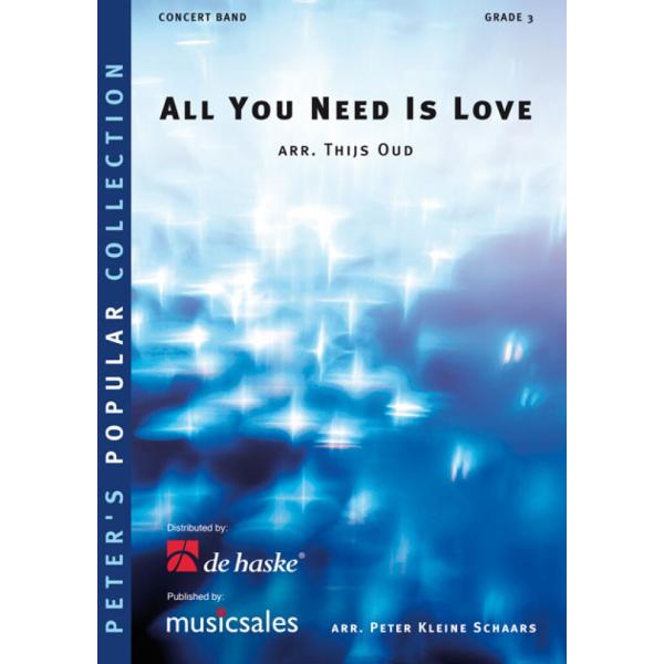 商品タイトル：All You Need Is Love愛こそすべて編曲：タイズ・ウード | Lennon &amp; McCartney / 編曲：Thijs Oud商品形状: 吹奏楽 | 楽譜 | 総譜+パート譜品番：De Haske 1...