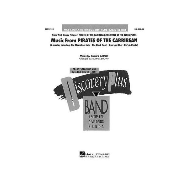 商品タイトル：Music from Pirates of the Caribbean「「パイレーツ・オブ・カリビアン」よりKlaus Badelt / 編曲：Michael Brown商品形状: 吹奏楽 | 楽譜 | 総譜+パート譜品番：H...