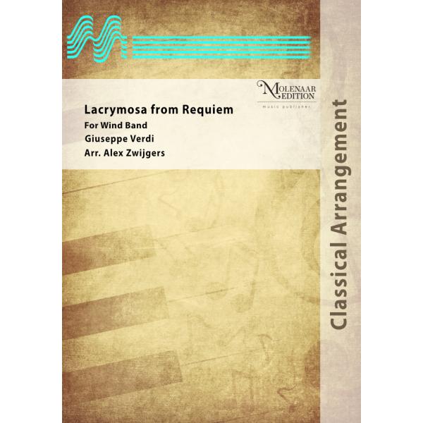 商品タイトル：Lacrymosa from Requiem: (Full Score, No Parts）「レクイエム」より、ラクリモーサジュゼッペ・ヴェルディ/編曲：Alex Zwijgers | Guiseppe Verdi / 編曲：...