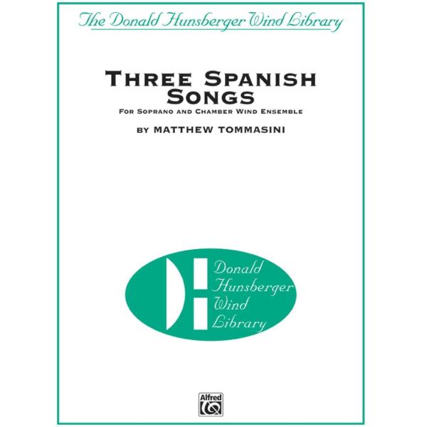 商品タイトル：Three Spanish SongsMitthew Tommasini商品形状: 吹奏楽 | 楽譜 | 総譜+パート譜品番：Belwin 00- 29638送料：この商品は、どの発送方法でも送料無料になります※この商品は、ご...