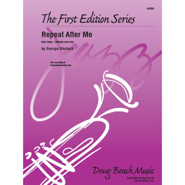商品タイトル：Repeat After Me編曲：George Shutack商品形状: ビッグバンド | 楽譜 | 総譜+パート譜品番：Doug Beach Music 42285発売年：2009年送料：この商品は、ヤマト運輸の宅急便以外...