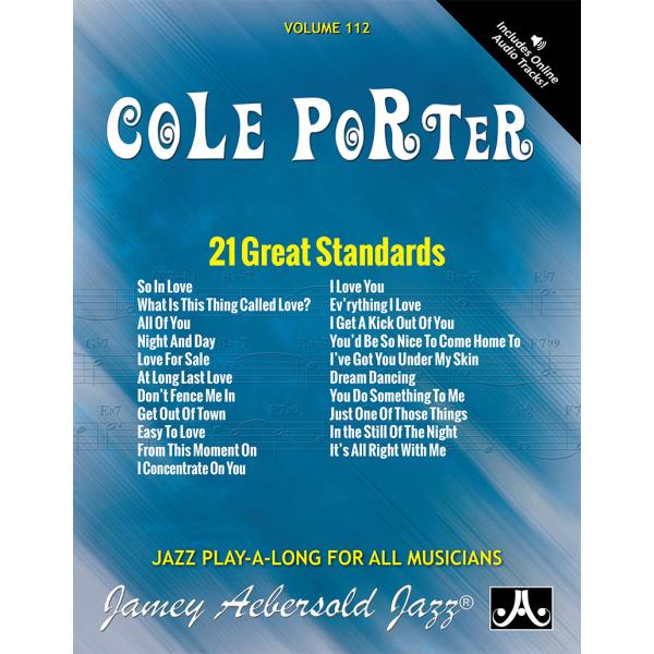 商品タイトル：Aebersold Play-A-Long Volume 112: Cole Porter   21 Great Standardsジェイミー・プレイアロング Vol. 112：コール・ポーター品番：Jamey Aeberso...