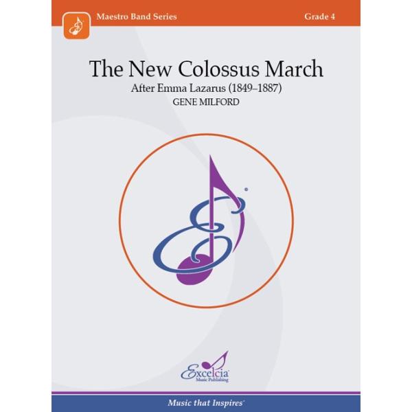 商品タイトル：The New Colossus March: (Full Score, No Parts）ジーン・ミルフォード | Gene Milford 商品形状: 吹奏楽 | 楽譜 | フルスコアのみ品番：Excelcia Music...