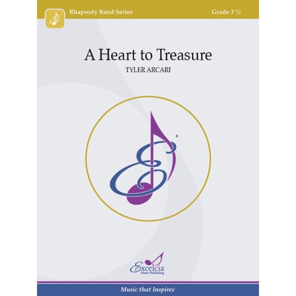 商品タイトル：A Heart to Treasure: (Full Score, No Parts）テイラー・アルカリ | Tyler Arcari 商品形状: 吹奏楽 | 楽譜 | フルスコアのみ品番：Excelcia Music Pub...
