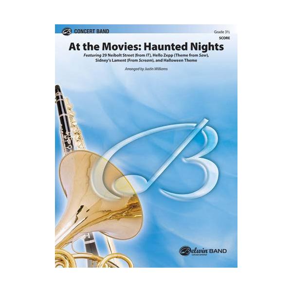 商品タイトル：At the Movies: Haunted Nights: (Full Score, No Parts）アット・ザ・ムービーズ：ホーンテッド・ナイト/編曲：ジャスティン・ウィリアムズ | 編曲：Justin Williams...