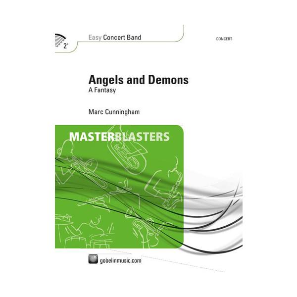 商品タイトル：Angels and Demons: A Fantasy幻想曲「天使と悪魔」マーク・カニンガム | Marc Cunninghan商品形状: 吹奏楽 | 楽譜 | 総譜+パート譜品番：Gobelin Music Publica...